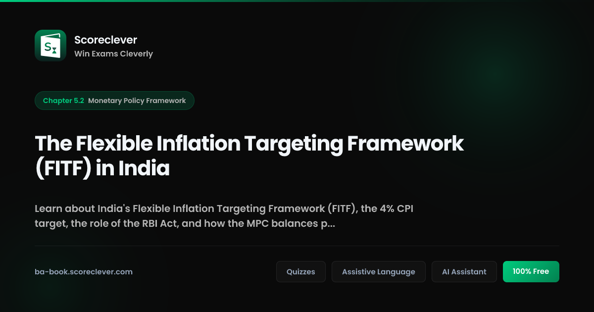 Flexible Inflation Targeting F... | Scoreclever